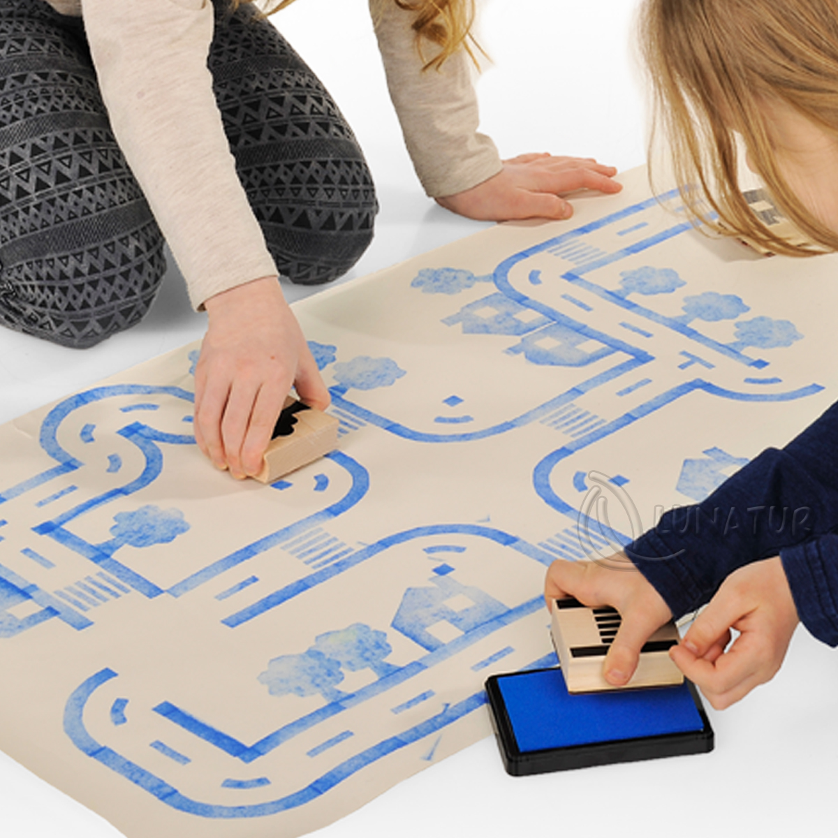 Street stamps - Design made for kids